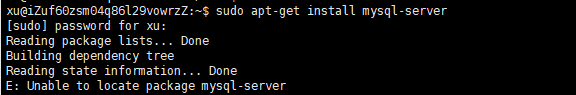 Ubuntu安装MySQL时出现E: Unable to locate package mysql-server 的解决方法-CSDN博客