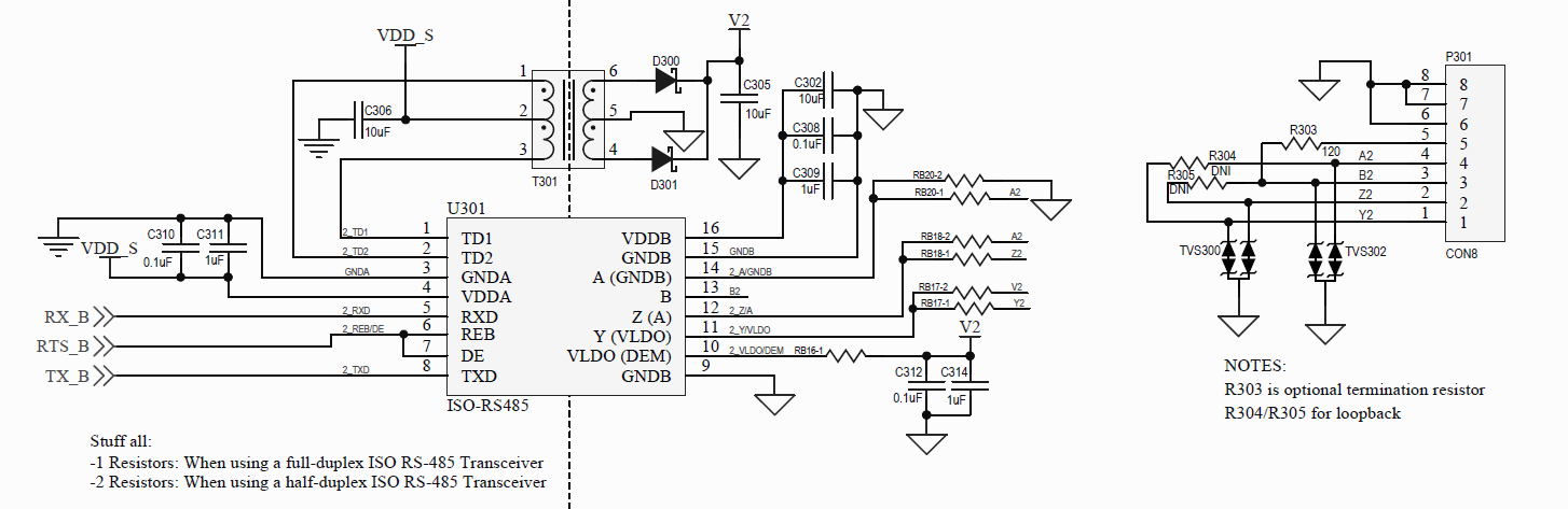RS485电路_tp8485e引脚功能-CSDN博客