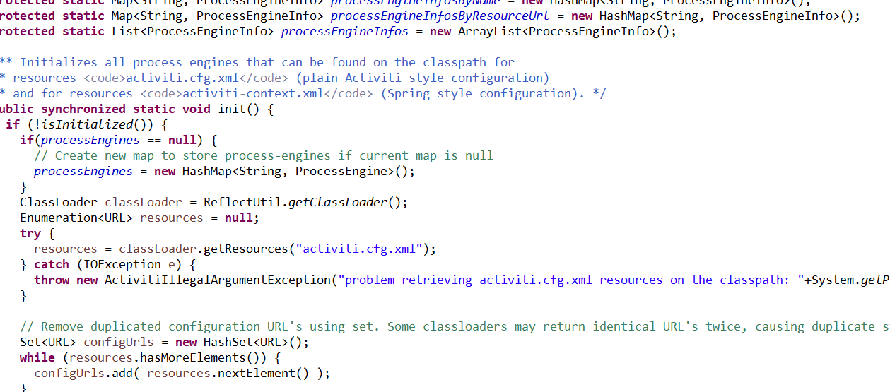 Error creating bean with name 'processEngineConfiguration' defined in resource loaded through(已 ...