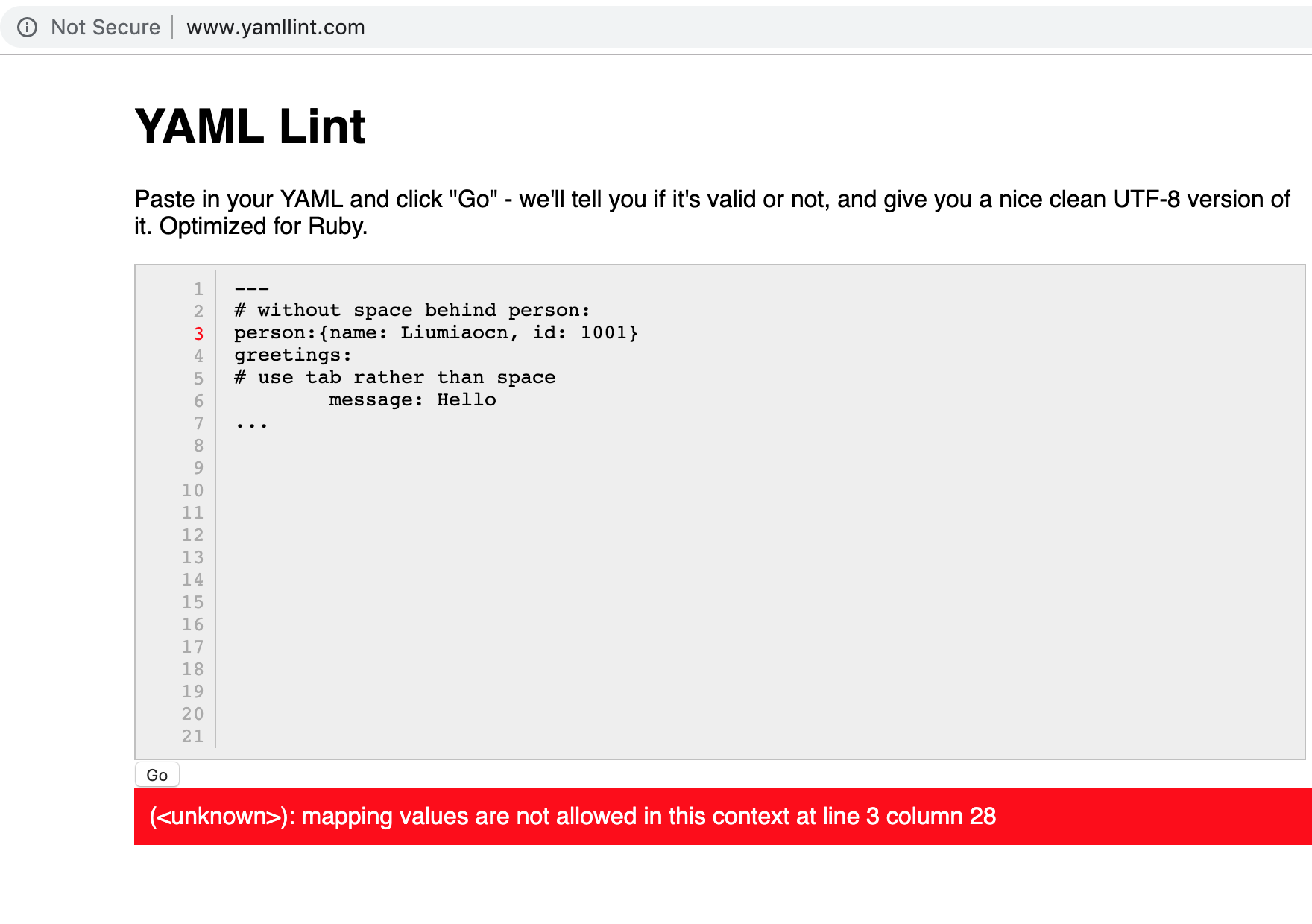 YAML实践指南：3:YAML格式检查与转换_yml格式检查-CSDN博客