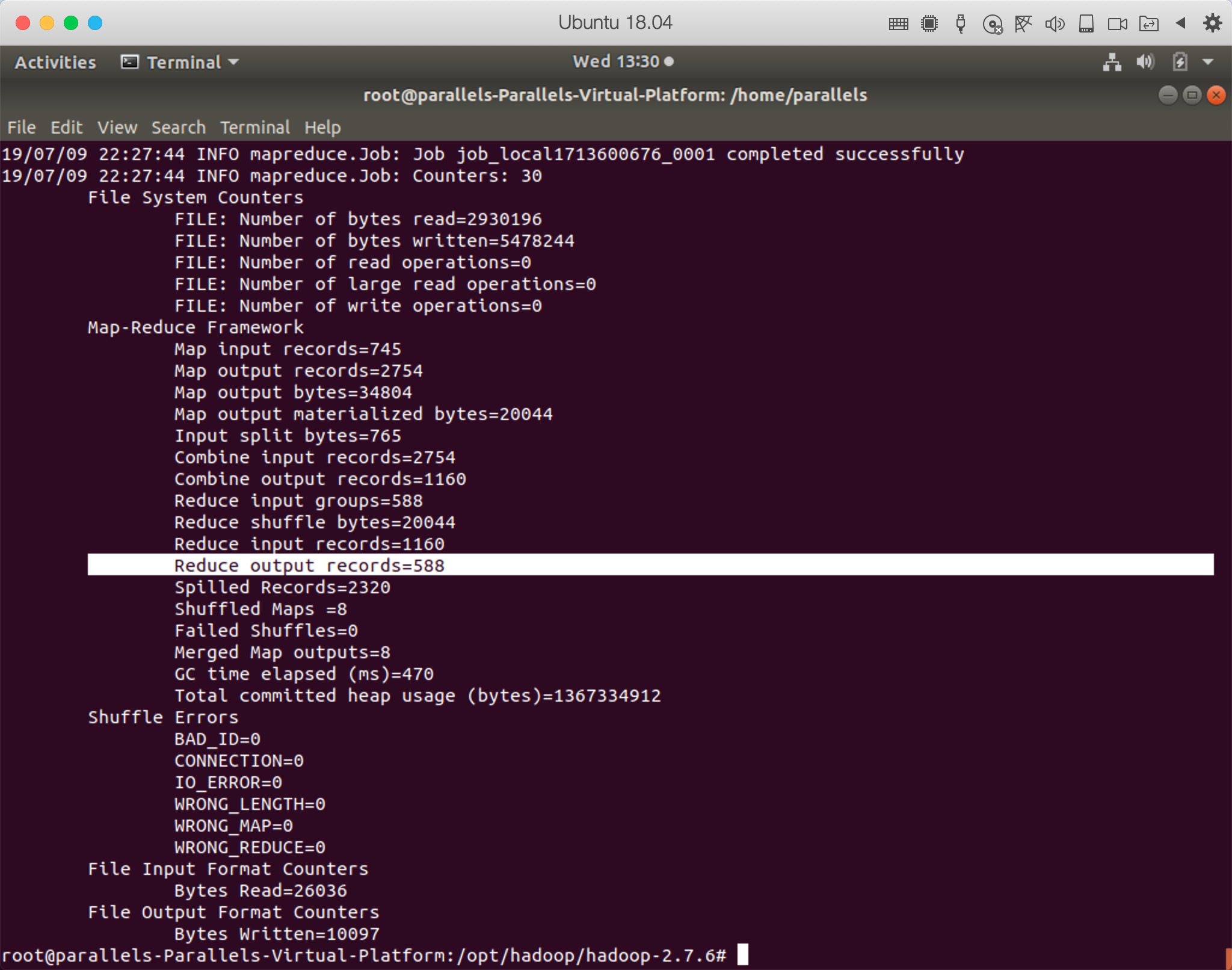 Hadoop 单机模式安装测试(Ubuntu)_ubuntu hadoop-2.6-cdh5.16.2单机-CSDN博客