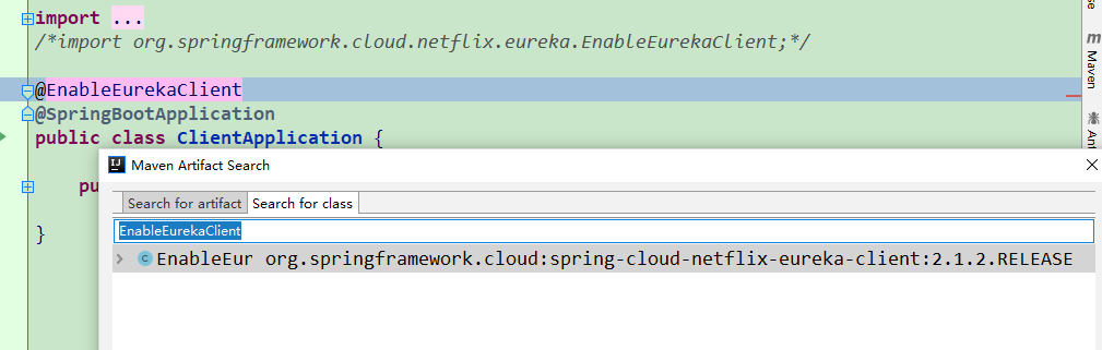 Eureka客户端启动失败！@EnableEurekaClient注解无效？客户端注册失败？_enableeurekaclient注解不存在-CSDN博客