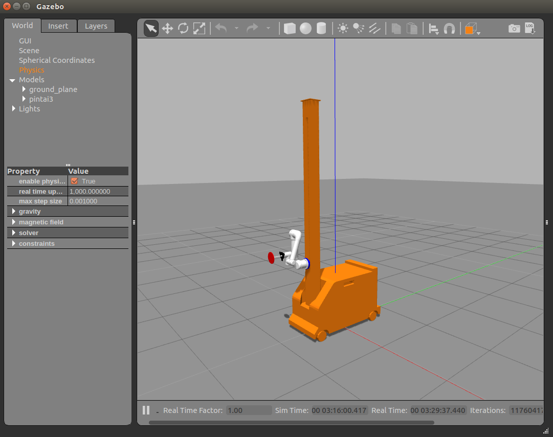 基于Matlab+Ros/Gazebo联合仿真：9自由度串并联机器人冗余运动(1)_基于matlab+rosgazebo联合仿真-CSDN博客