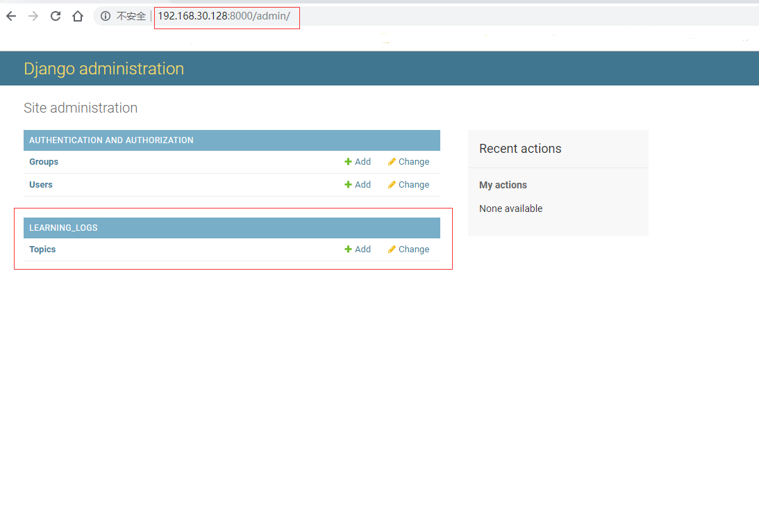 Django入门（一）_这些代码导入我们要注册的模型topic,再使用admin.site.register()让给你dja-CSDN博客