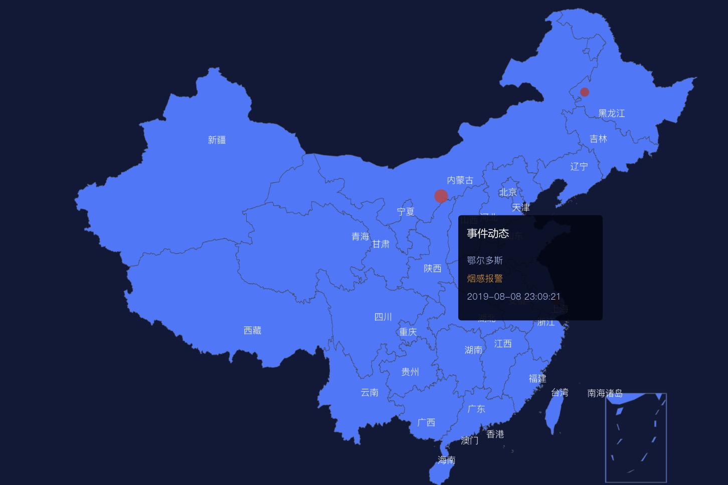 Echarts + 中国地图+事件报警撒点_echart中的map预警方式-CSDN博客