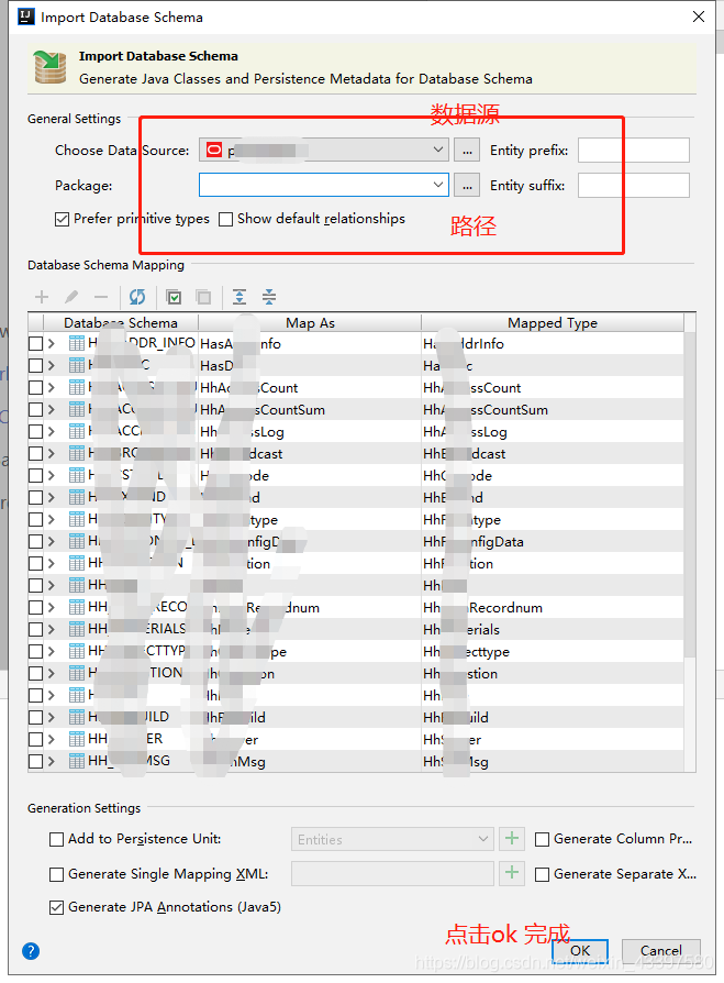 Idea连接oracle使用jpa自动生成实体类 Idea生成oracle Jpa实体类 Csdn博客