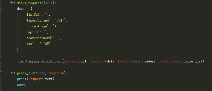 Python3爬虫Scrapy框架发送post请求详细笔记（带代码）_python scrapy post-CSDN博客