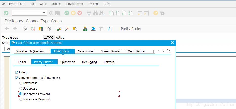 Sap 关键字大写设置sap Abap 关键字大写 Csdn博客