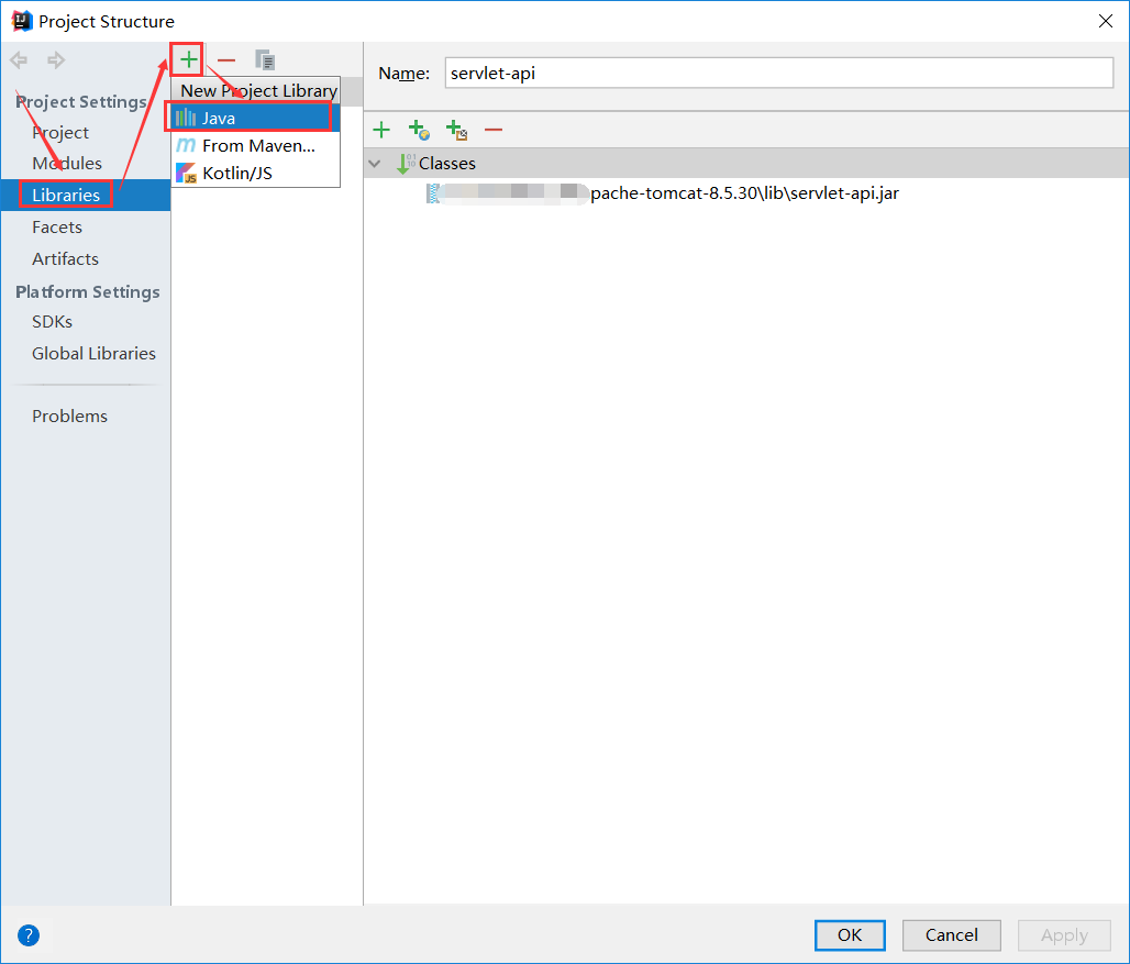 IDEA--导入HttpServlet包方法_idea导入servlet-CSDN博客