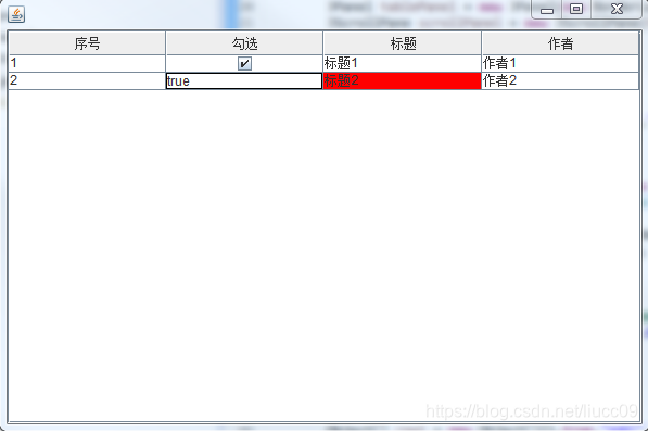Jtable通过tablecellrenderer和tablecelleditor支持自定义数据类型(checkbox等) Csdn博客