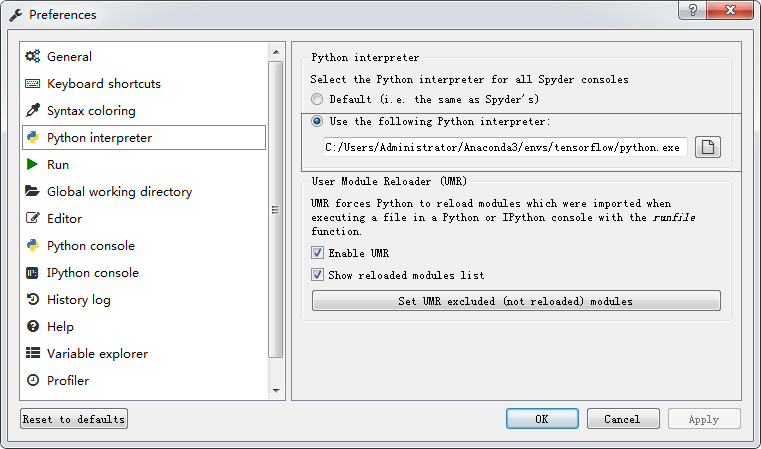 spyder切换虚拟环境下面的python版本_虚拟环境 更改spyder的python版本-CSDN博客