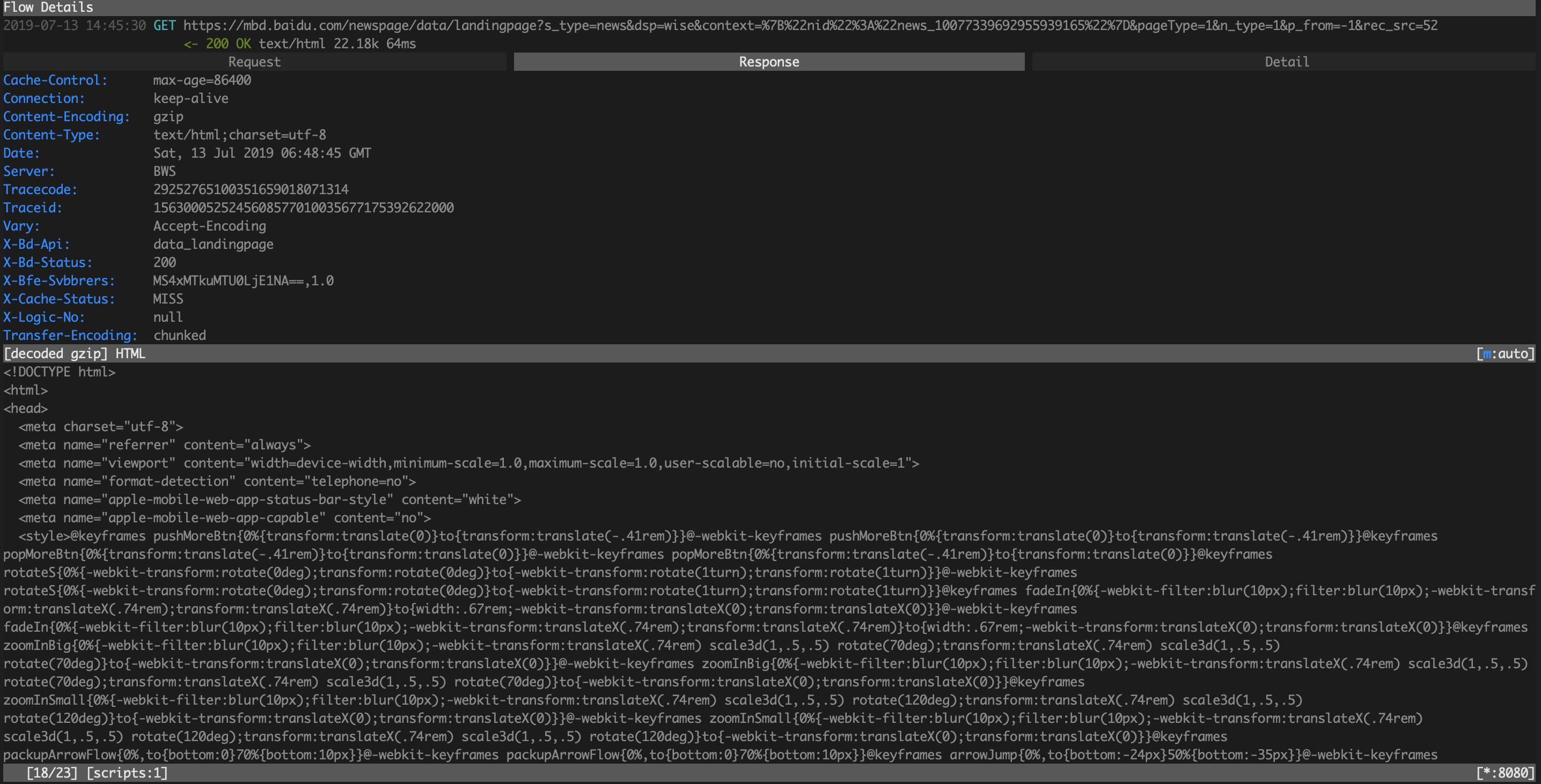 Python爬虫(一)——使用mitmproxy拦截数据包_mitmproxy 拦截脚本-CSDN博客