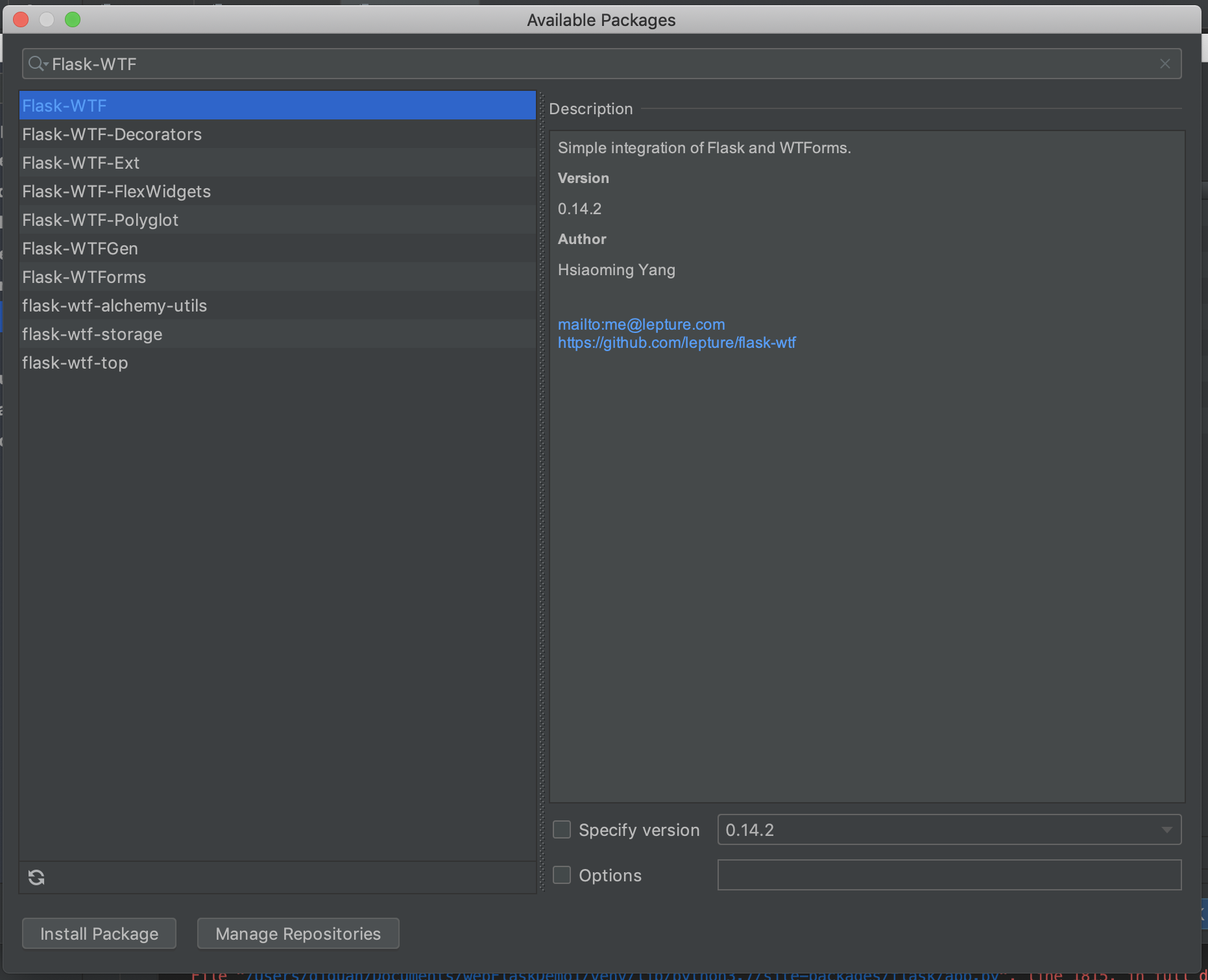 Flask-WTF拓展的安装-CSDN博客