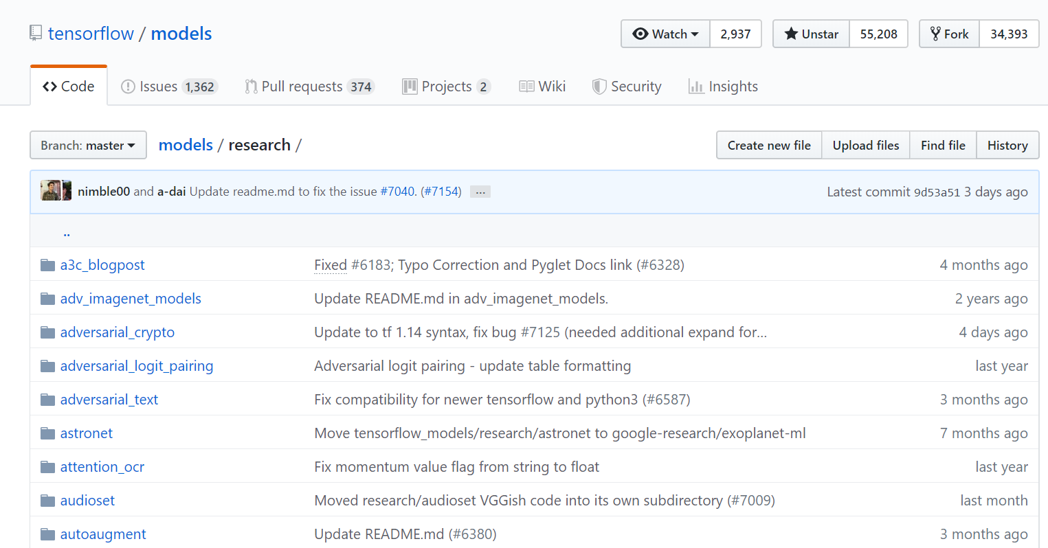 tensorflow/models模块的介绍与安装_tensorflow-models packages-CSDN博客