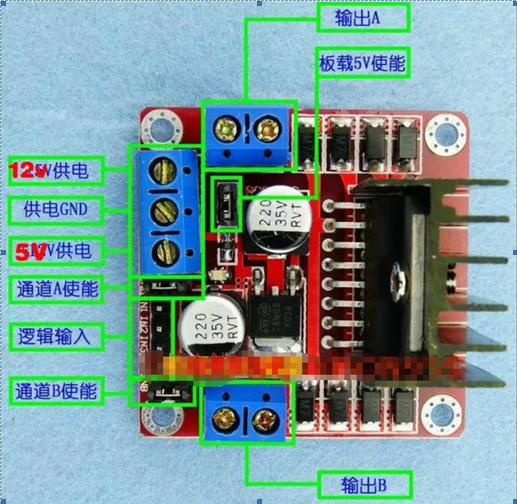 arduino的L298N电机驱动模块_arduino和l298n接线-CSDN博客