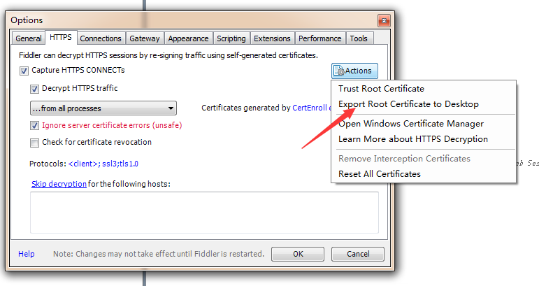 Fiddler https最新抓包方法(Android 9.0)_安卓9 抓包-CSDN博客