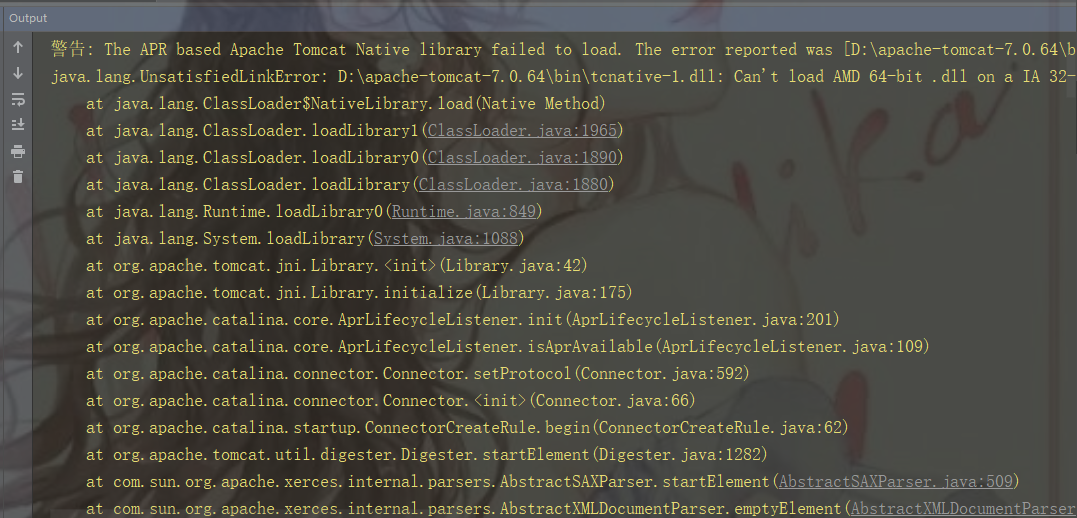 警告 The Apr Based Apache Tomcat Native Library Failed To Load 豆奶特