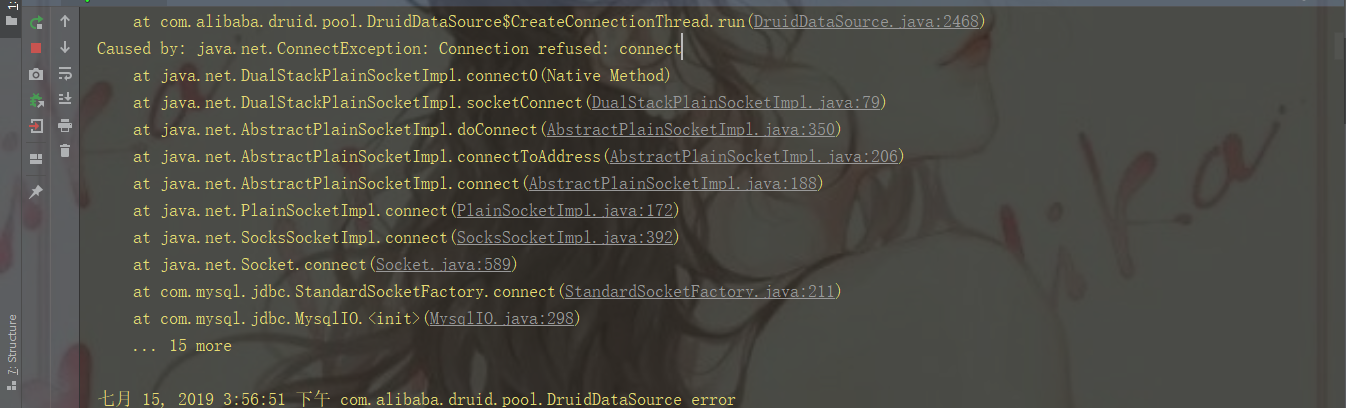 解决异常：Could not create connection to database server. Attempted reconnect 3 times.-CSDN博客