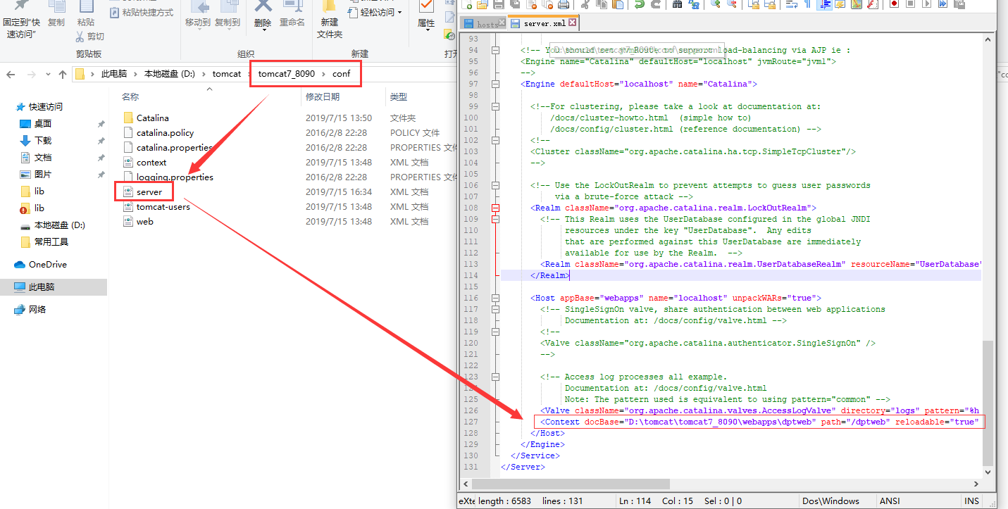 eclipse server服务中的server.xml与本地tomcat中的server.xml配置context标签导致的重复启动上下文 的问题_eclipse tomcat重复启动项目 ...