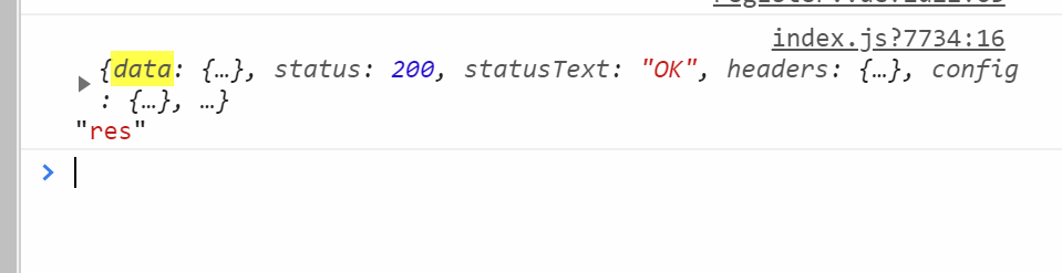 nodejsaxios请求到了数据但Uncaught (in promise) Error: Network Error at createError (createError.js?6d2f ...