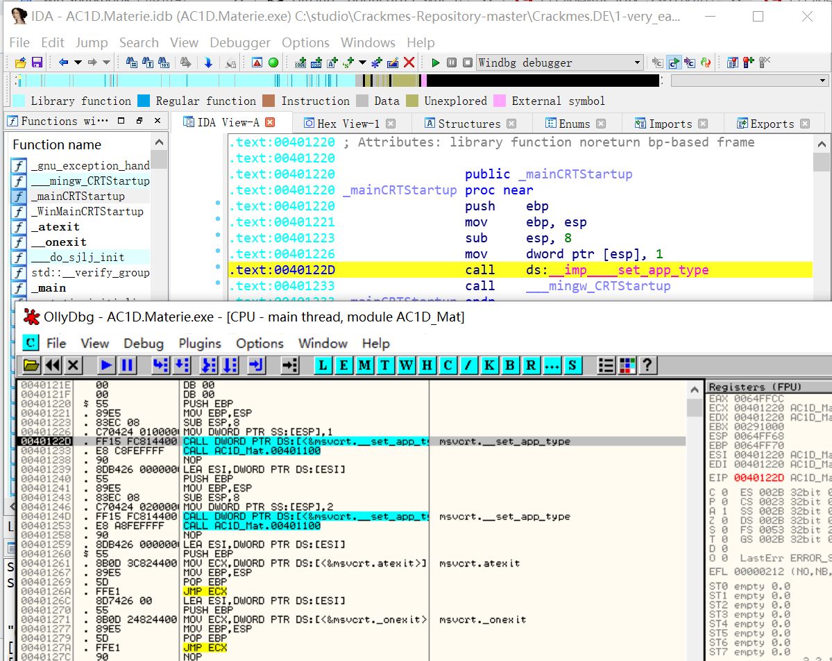ret-sync插件：windbg/ollydbg+ida逆向调试神器-CSDN博客