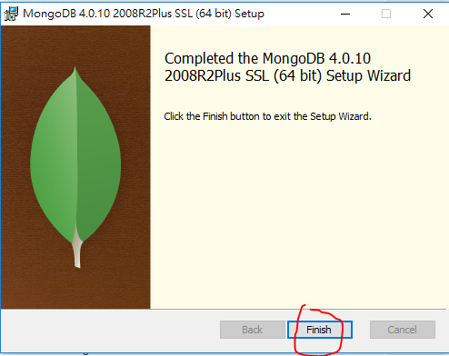 MongoDB Windows本地安装与配置小白级别教程，步步截图说明_mongdb安装成功电脑全屏截图-CSDN博客