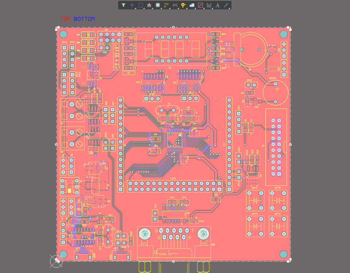 AD19——双面PCB快速铺铜_双层pcb板如何铺铜-CSDN博客