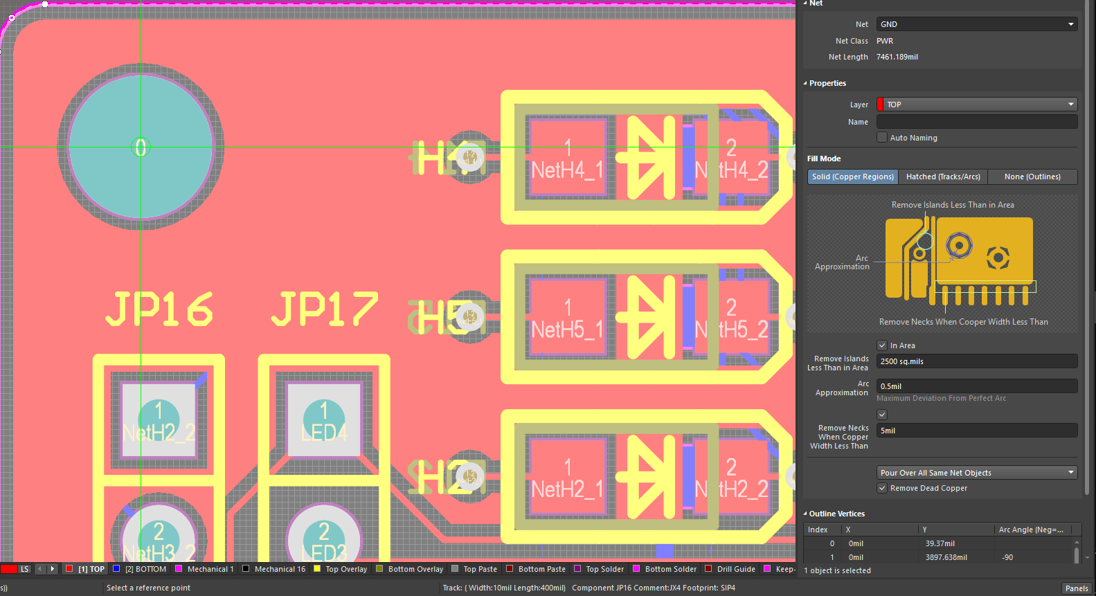 AD19——双面PCB快速铺铜_双层pcb板如何铺铜-CSDN博客