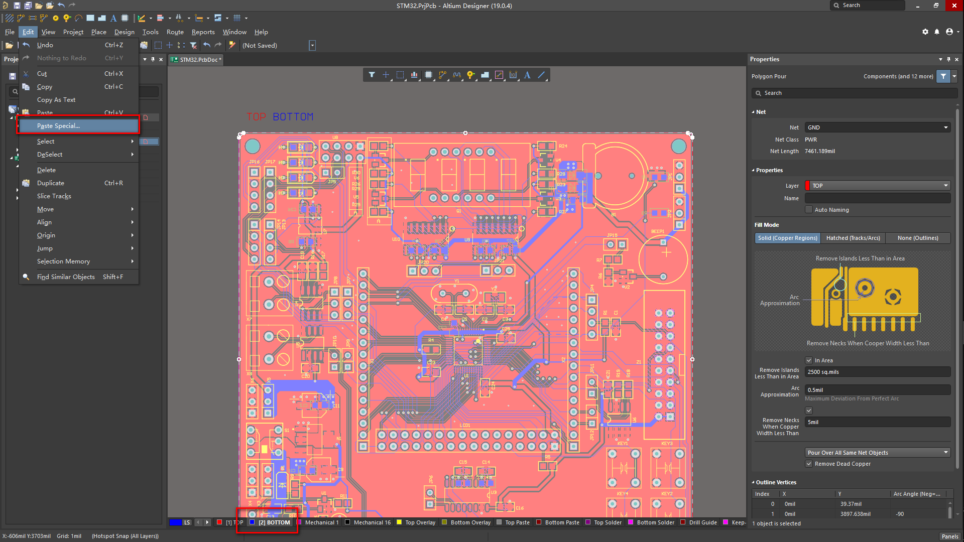 AD19——双面PCB快速铺铜_双层pcb板如何铺铜-CSDN博客