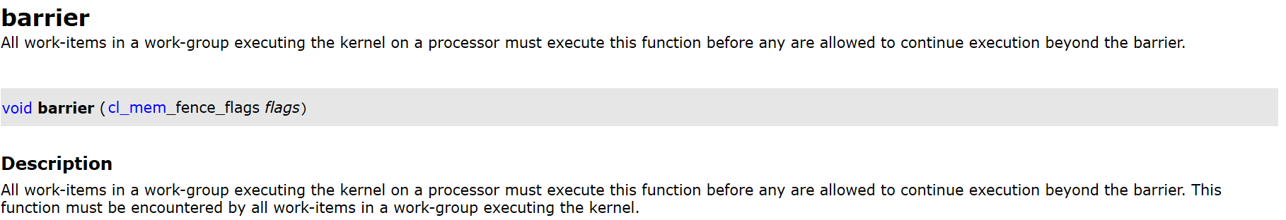 OpenCL_Barrier同步_opencl barrier-CSDN博客