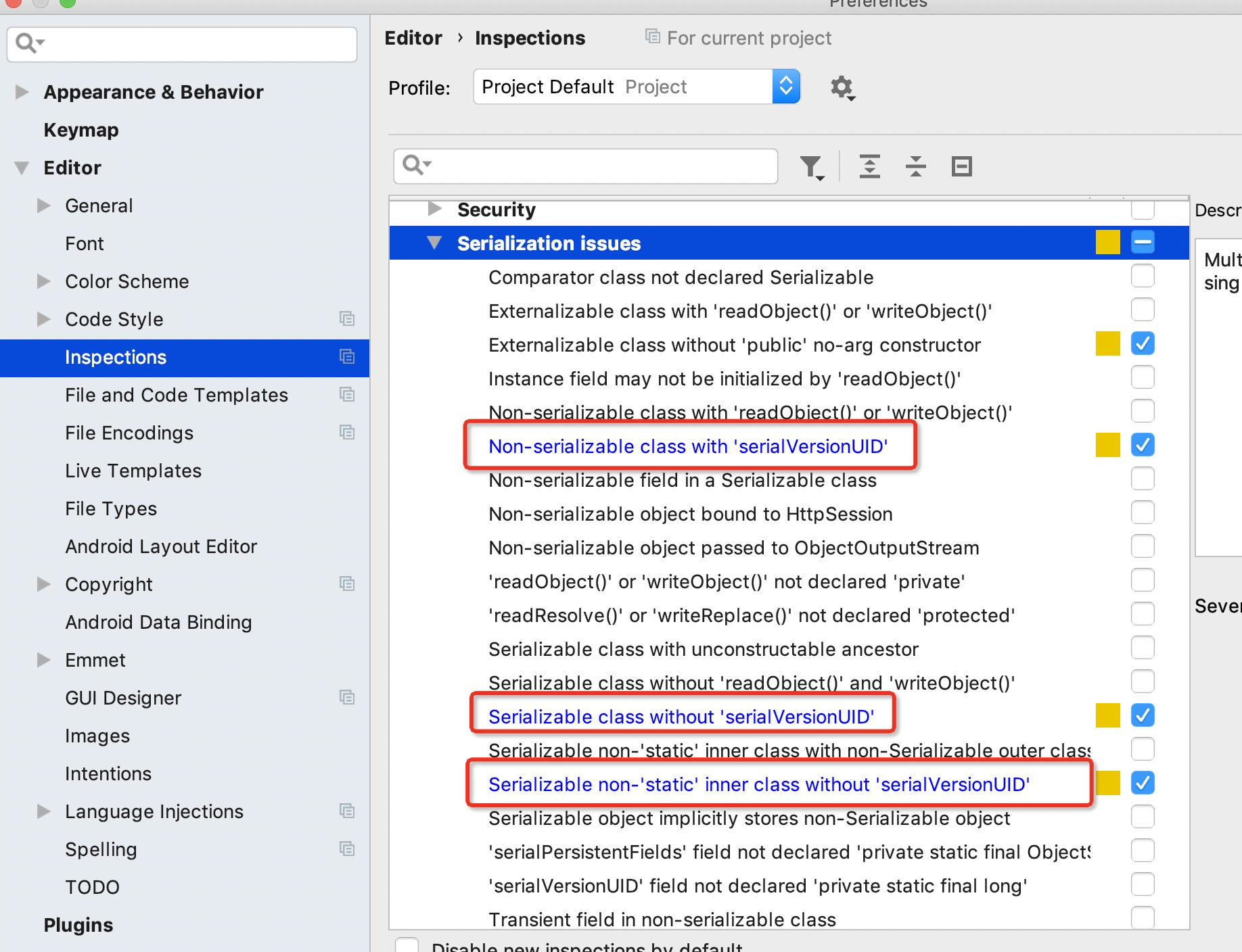 idea自动生成serialVersionUID设置_idea自动生成serializable的值为1l-CSDN博客