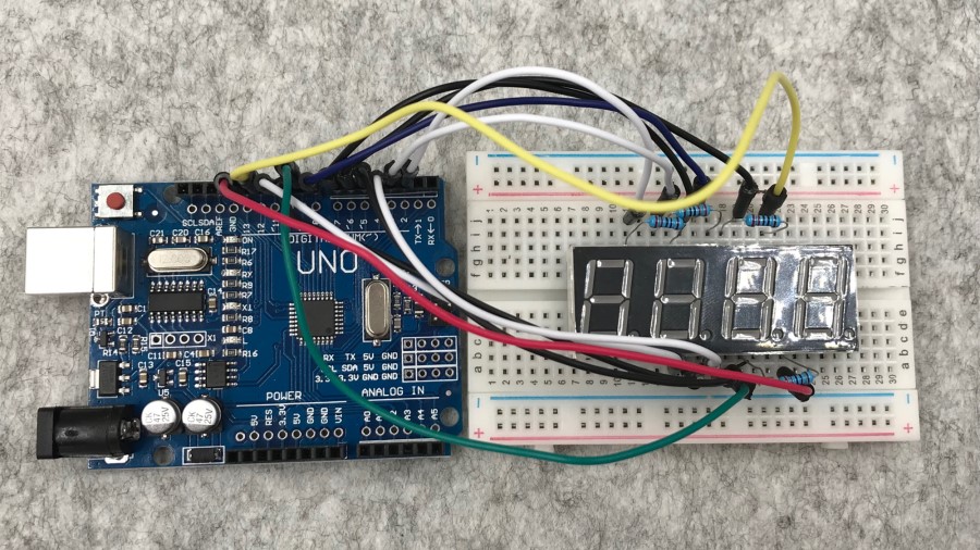 Arduino基础入门篇18—数字时钟arduino简单的计时器的程序和实物连接 Csdn博客
