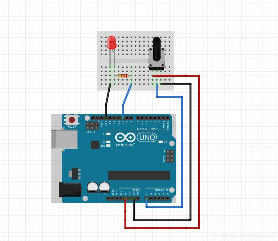 Arduino基础入门篇10—电位器控制led灯 Arduino 电位器 要加电阻吗 Csdn博客