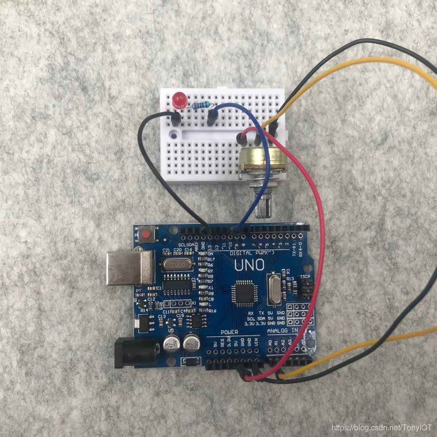 Arduino基础入门篇10—电位器控制led灯arduino 电位器 要加电阻吗 Csdn博客