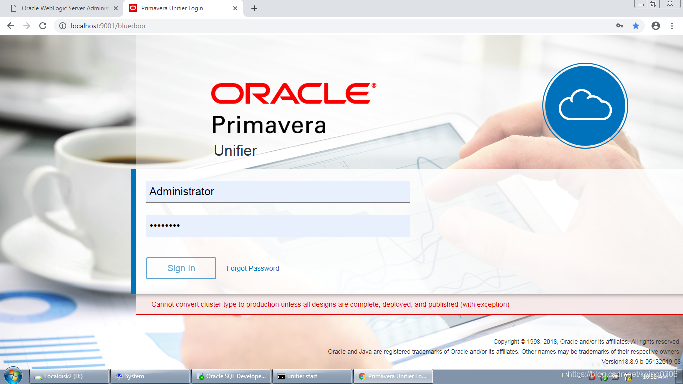 Oracle Primaveraunifier 服务器部署模式及投产primavera Unifer Csdn博客