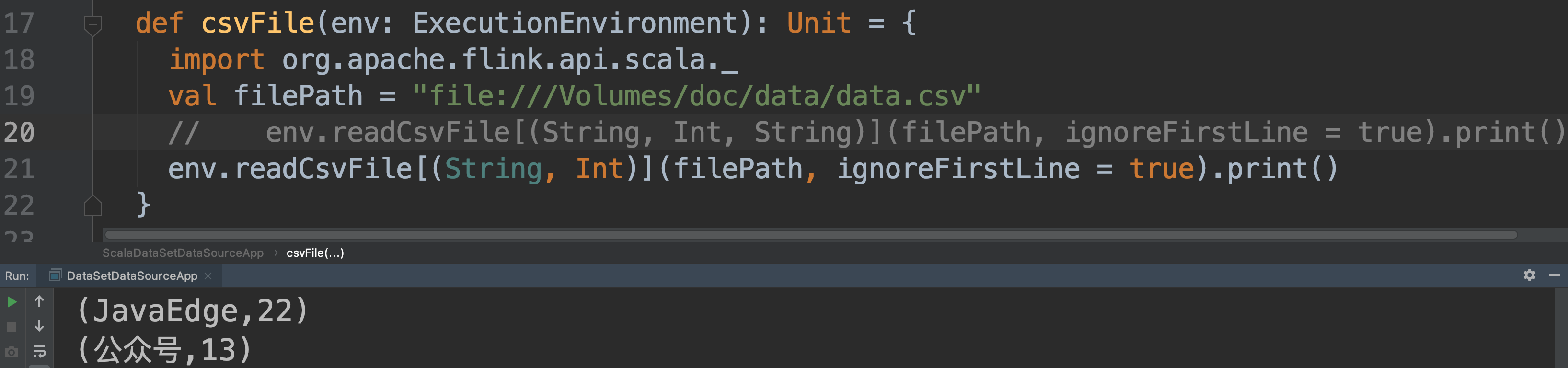 Flink实战(四) - DataSet API编程_dataset api编程实践-CSDN博客