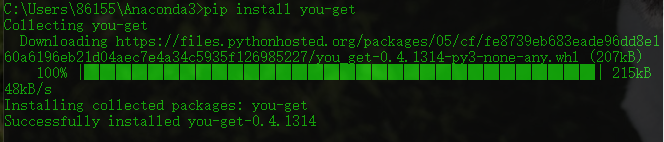 与你分享用python的you-get库下载视频，不限速哟~~_you-get有限速吗-CSDN博客