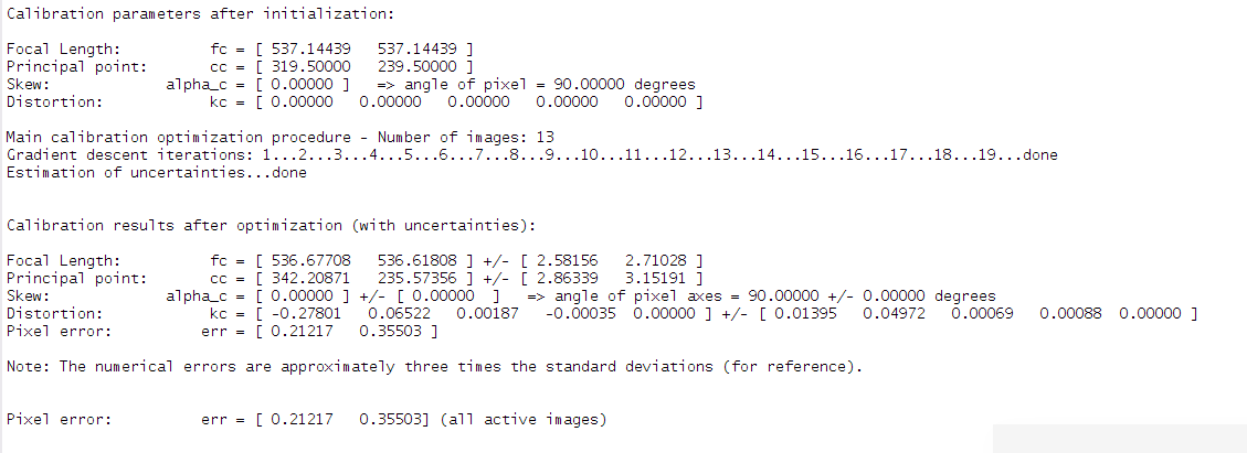 camera calibration 相机标定 opencv3.4 和 matlab 实现及对比_opencv标定重投影与matlab不一样-CSDN博客