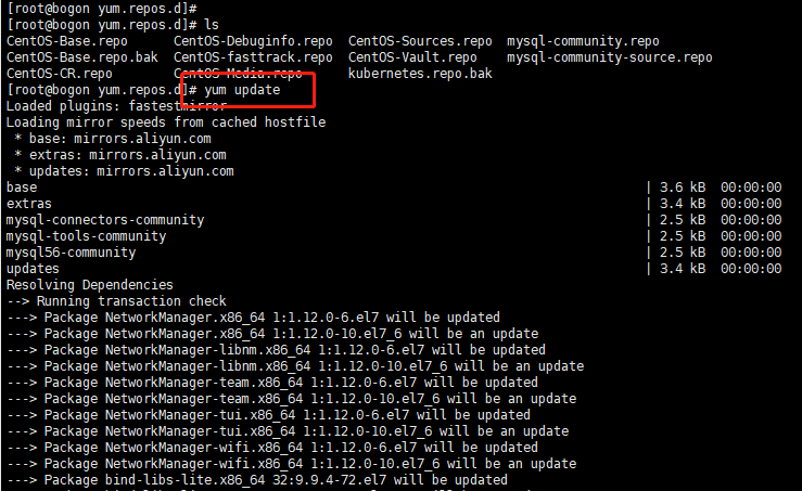 CentOS 7 yum update 报错 "Failed to connect to 2404:6800:4012::200e: Network is unreachable ...