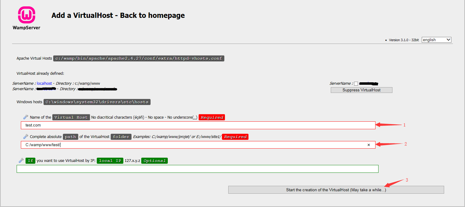 WAMP 添加新站点_wamp 如何添加网站-CSDN博客