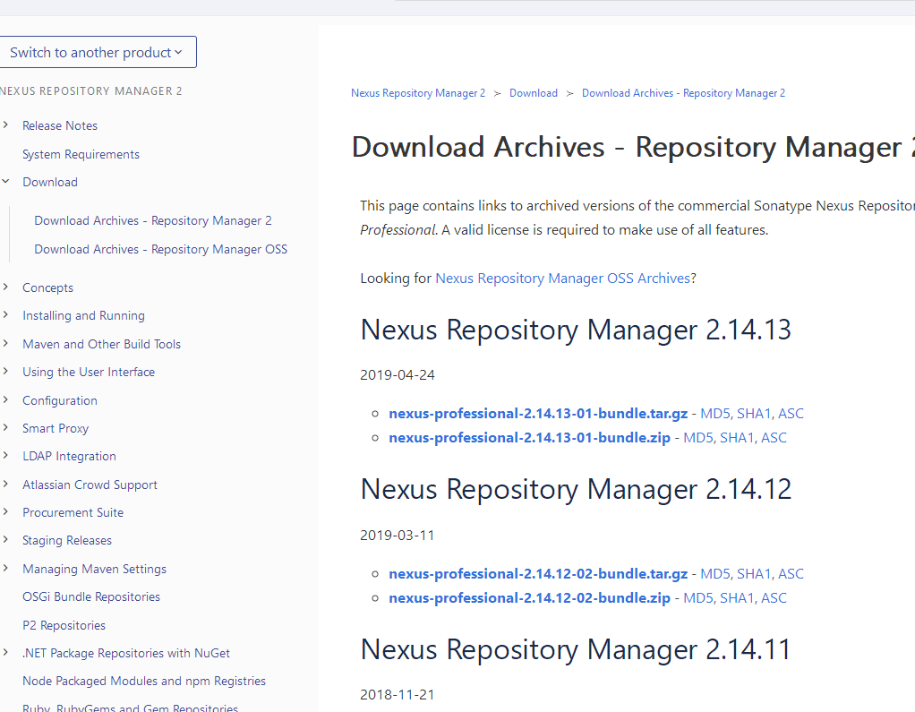Centos(linux) 搭建nexus仓库_nexus-2.14.13-CSDN博客