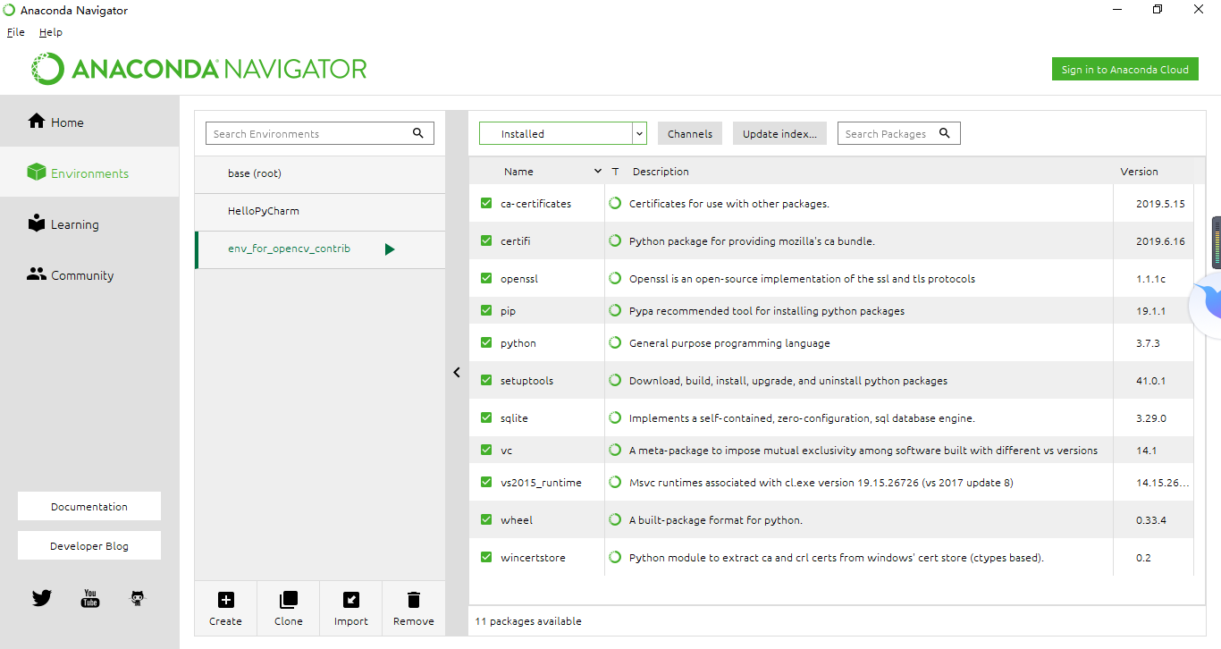 Anaconda中使用图形化界面创建虚拟环境_anaconda图形化界面-CSDN博客