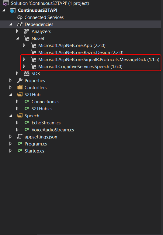 ASP.NET Core环境Web Audio API+SingalR+微软语音服务实现web实时语音识别_netcore识别音频内容-CSDN博客