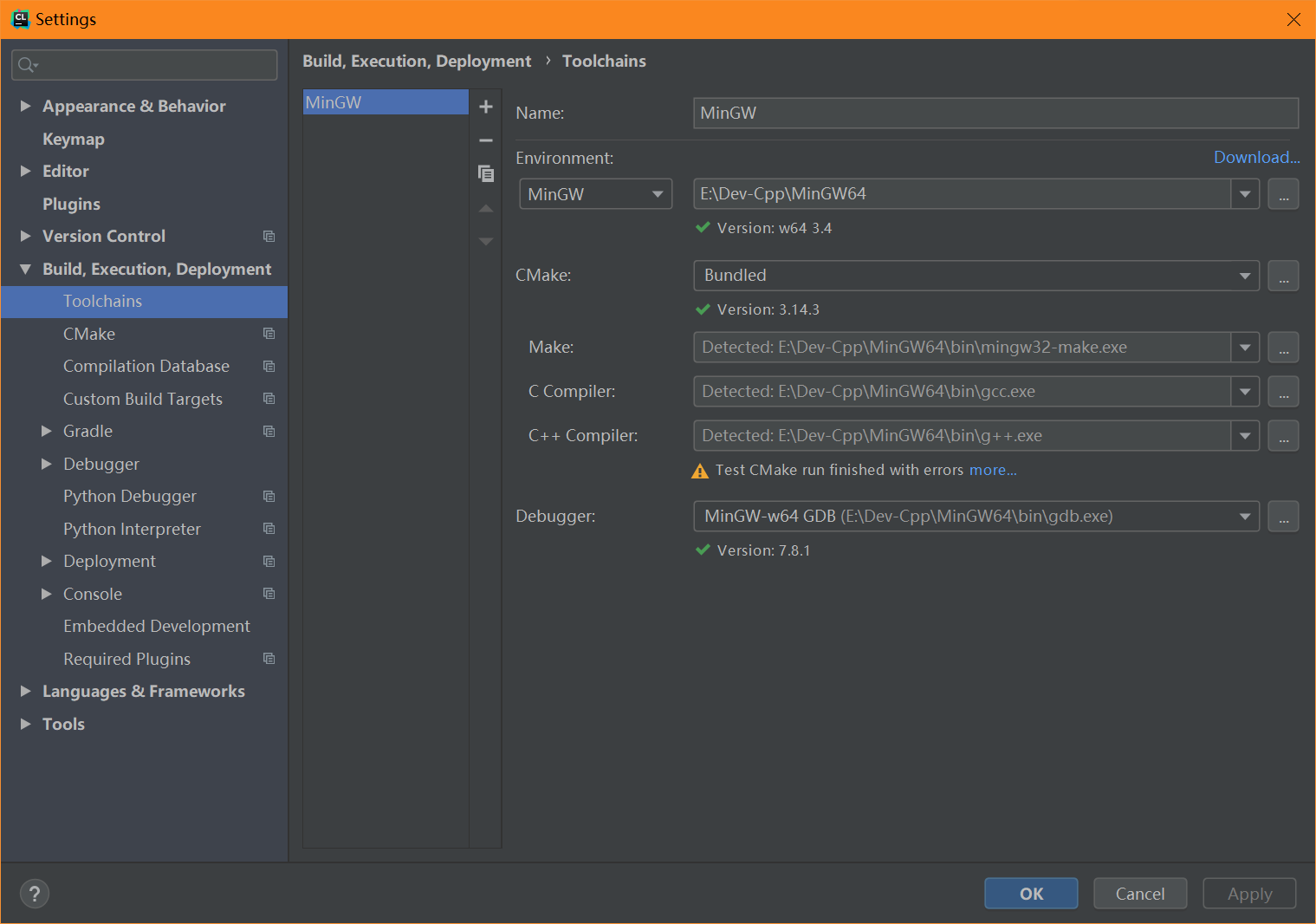 Clion创建C/C++文件时遇到的问题_clion c++文件报错-CSDN博客