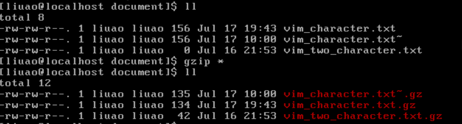 Linux学习笔记——gzip、bzip2和tar_gzip压缩率-CSDN博客