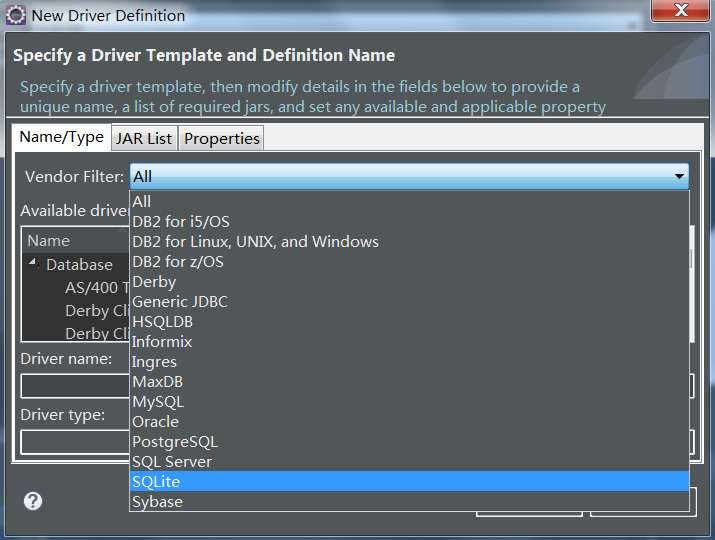 eclipse使用Data Source Explorer连接SQLite数据库_eclipse连接sqlite_董大礼的博客-CSDN博客