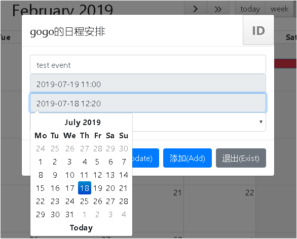 Django fullcalendar.js 日历事件 添加/删除/修改_django fullcalendar-CSDN博客