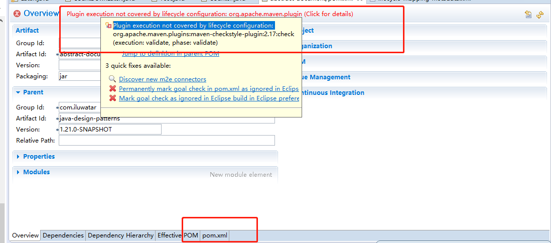 解决Plugin execution not covered by lifecycle configuration: org.apache.maven.plugins:maven ...