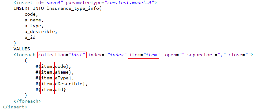 Mybatis 批量插入时报错 Parameter Code Not Found Available Parameters Are [list] Nested Exception Is