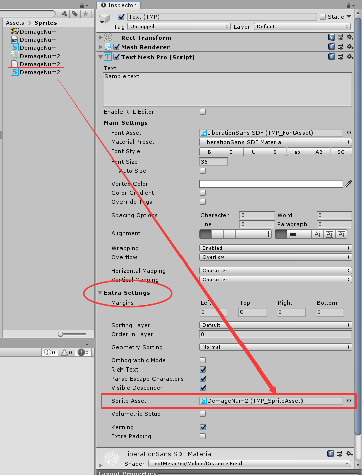 Text Mesh Pro 1.4.0实现图片组合伤害数字_textmesh pro版本:1.4.0-CSDN博客